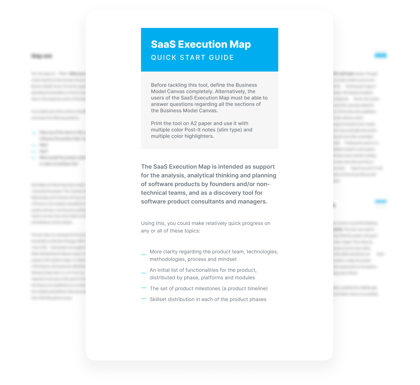 SaaS Execution Map – Thinslices